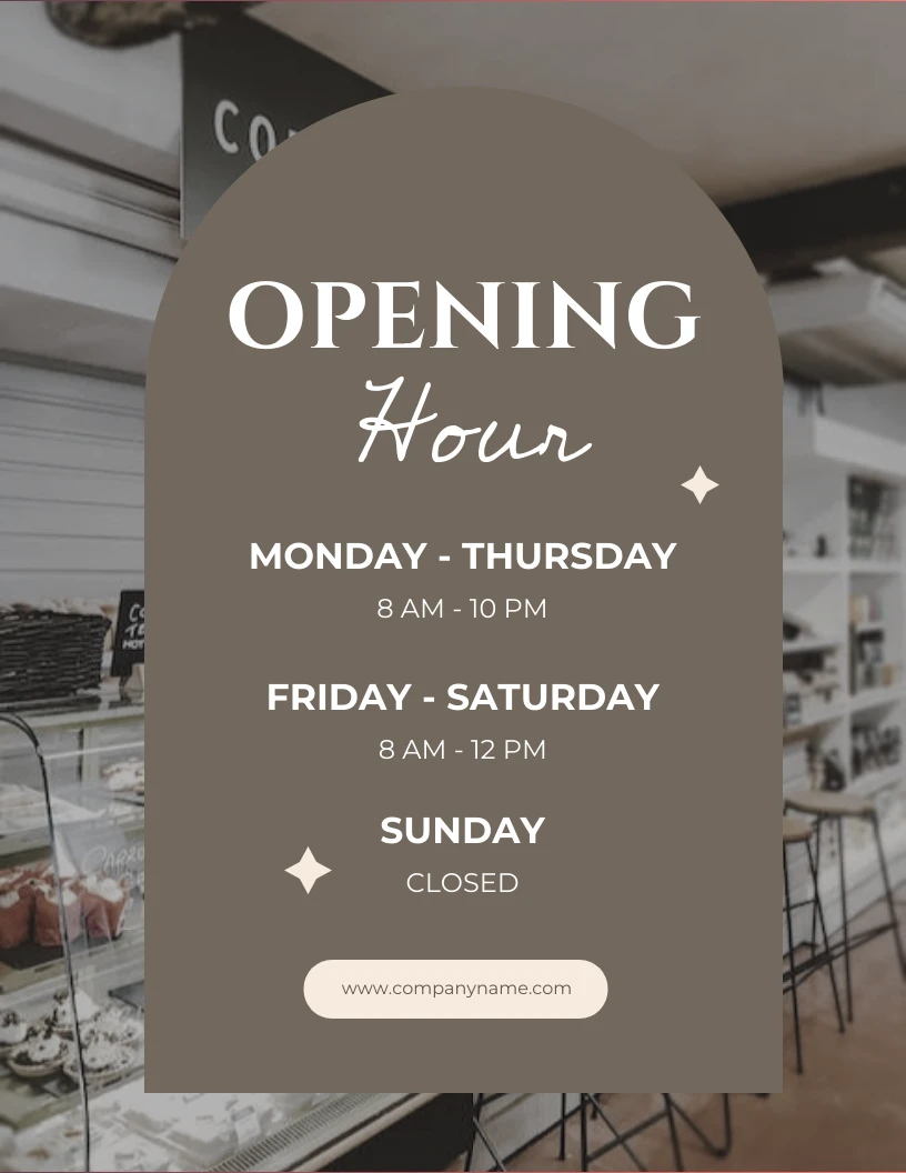 Brown Simple Minimalist Restaurant Opening Template - Venngage