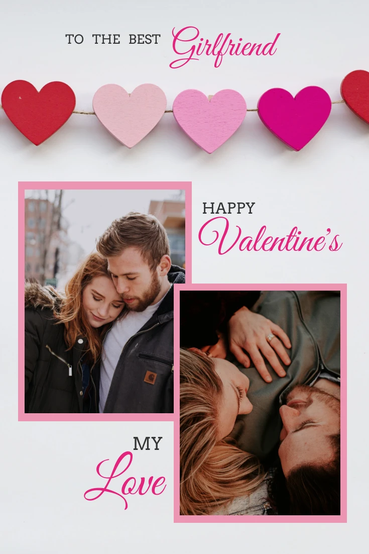 Best Girlfriend Valentines Day Post - Venngage