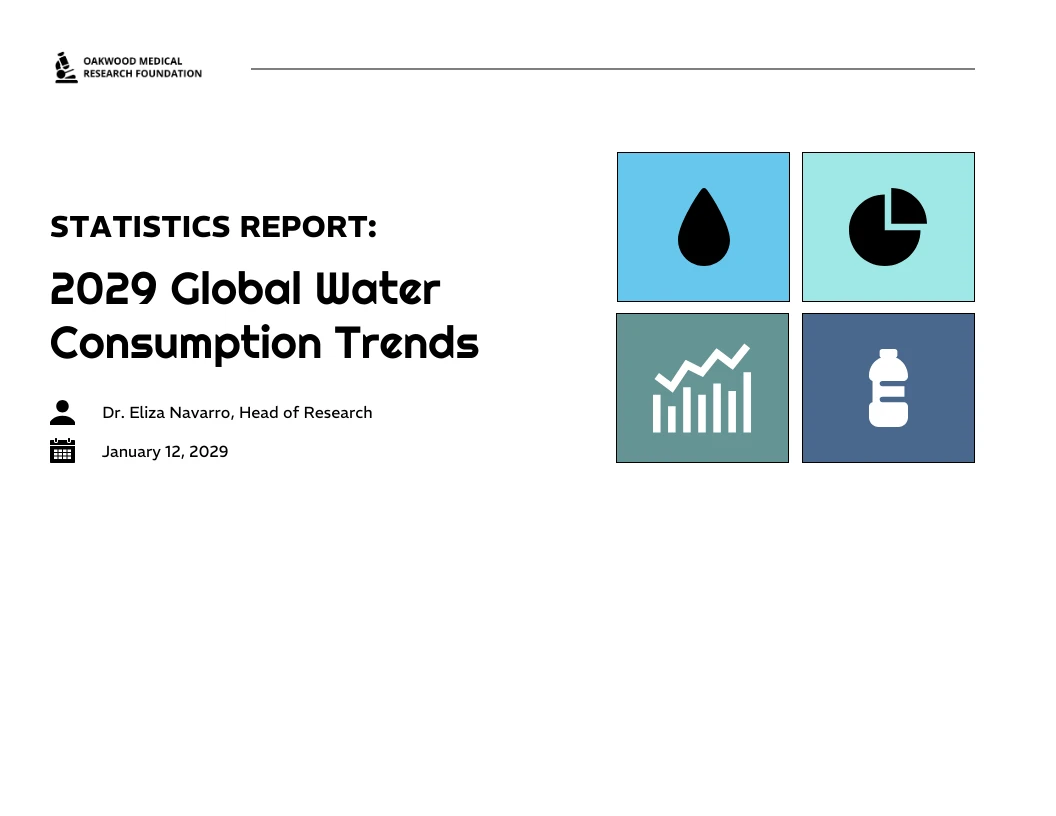 white simple minimalist percentage for drink visual charts presentation ...