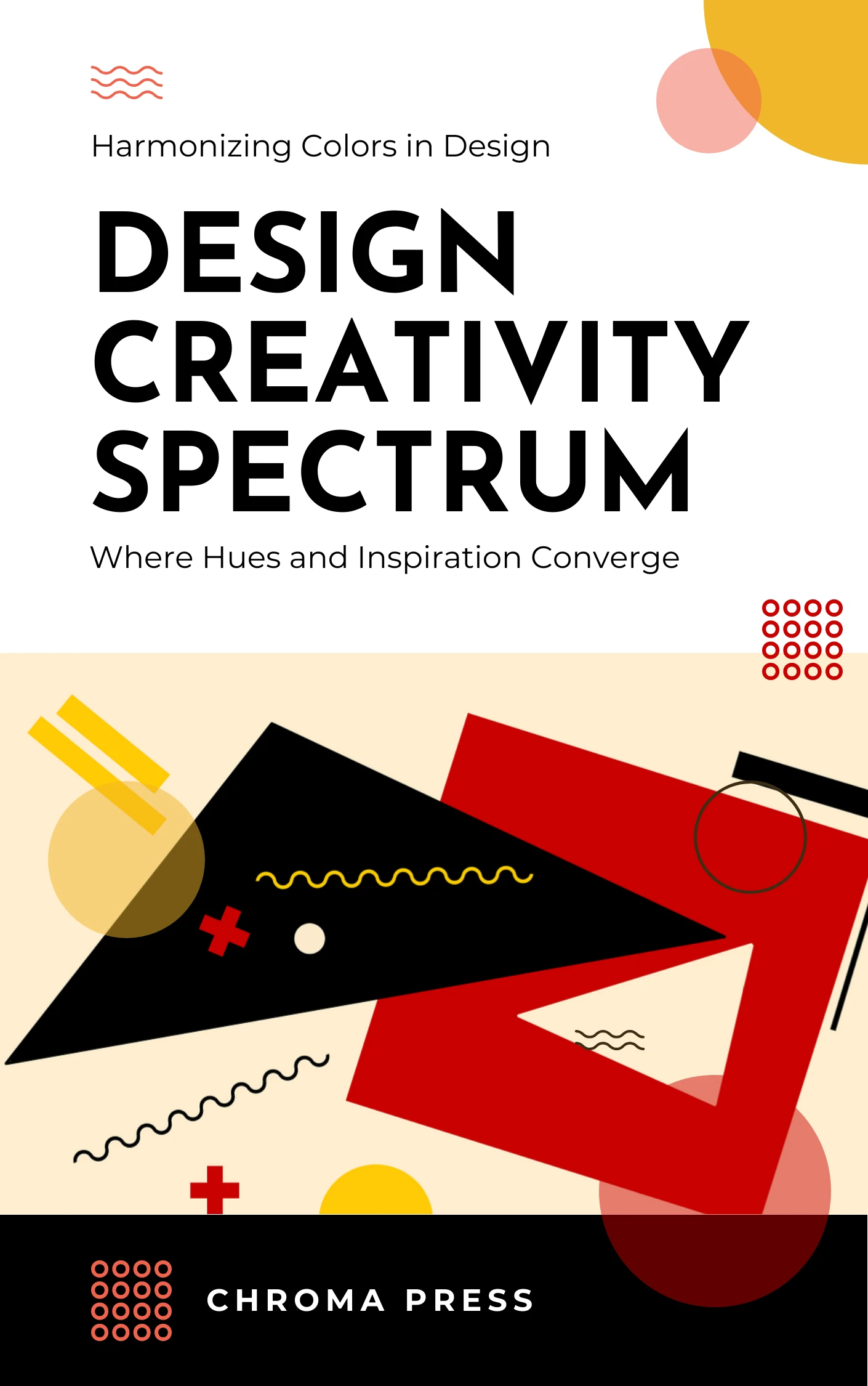 Red and Yellow Modern Graphic Design Book Cover - Venngage