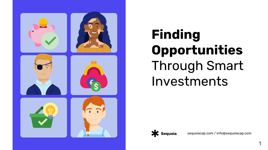 Royal Blue Sequoia Pitch Deck Presentation Template - Venngage