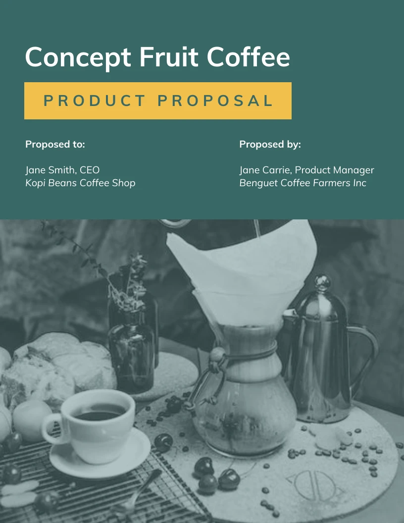 Product Proposal Template - Venngage