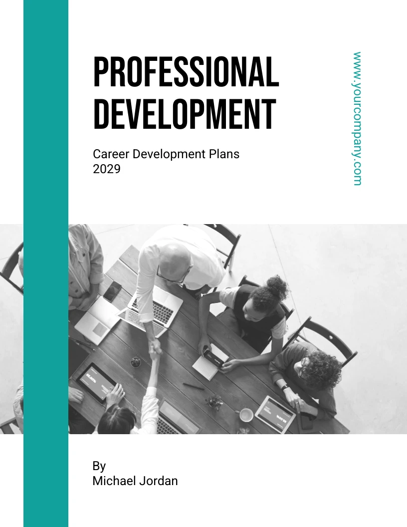 Professional Career Development Plan Template - Venngage