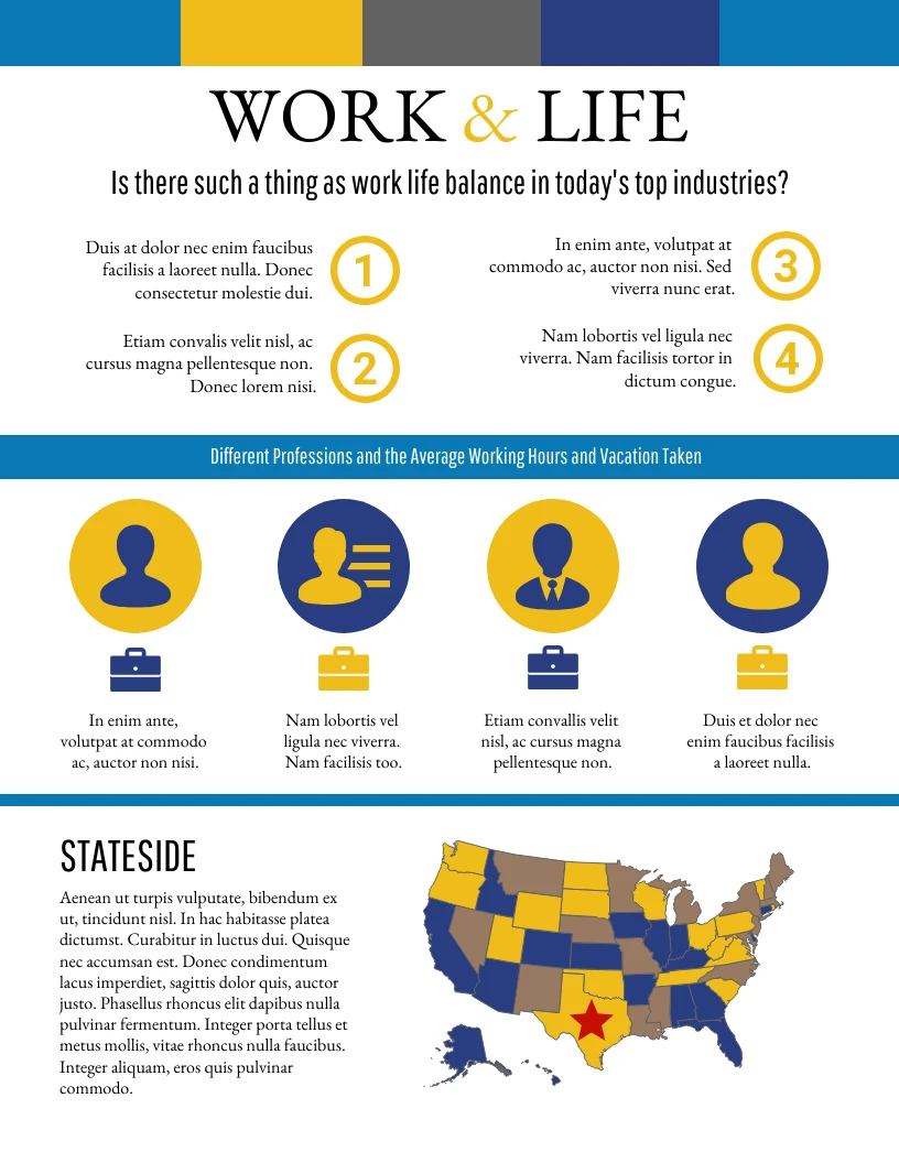 Work Life Balance Infographic Template - Venngage