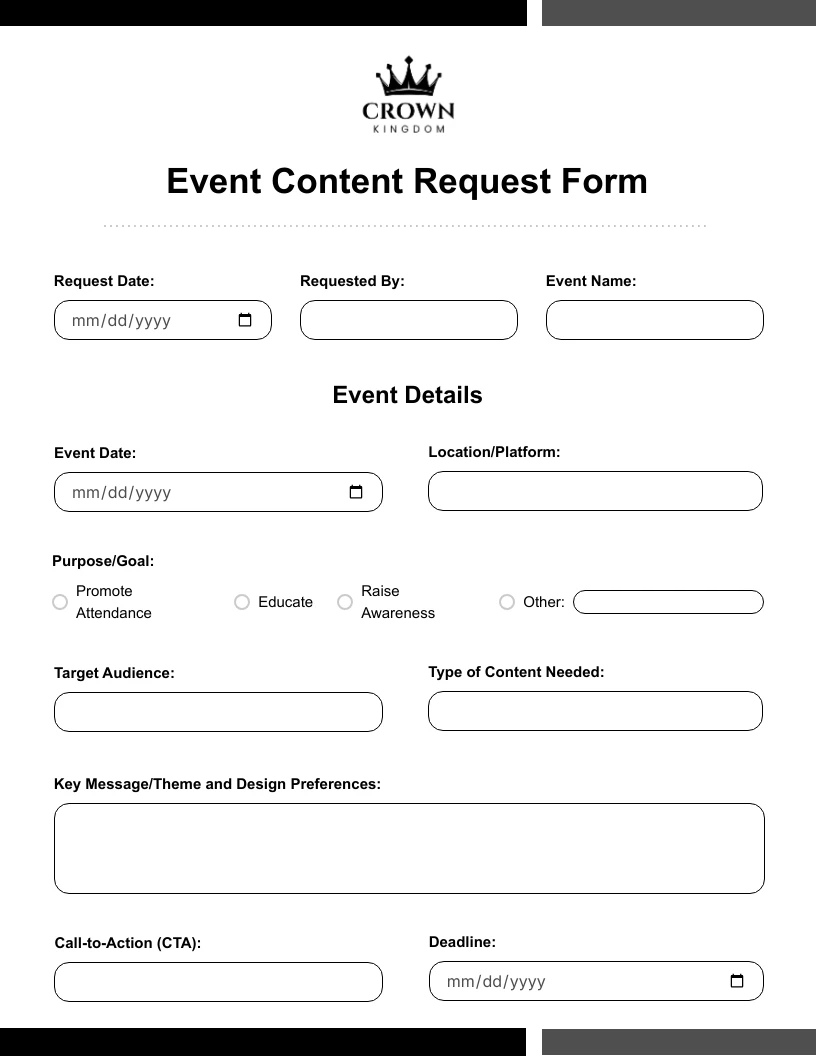 Certificate Request Form Template - Venngage