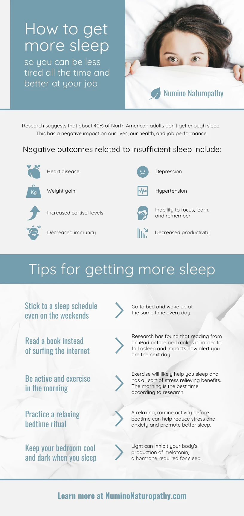 Healthy Sleep Habits Medical Infographic Template - Venngage