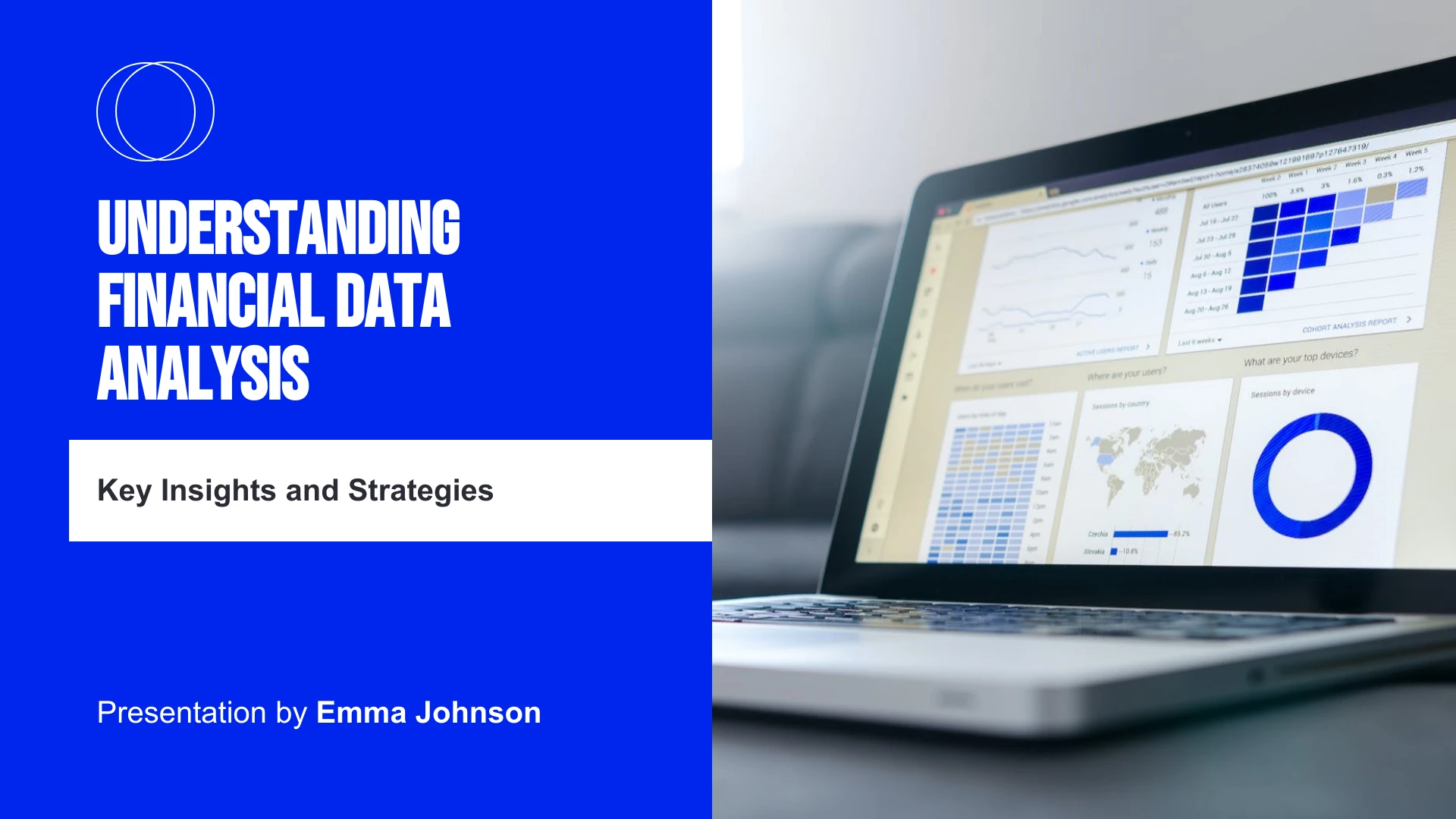 Financial Data Analysis Presentation Template - Venngage