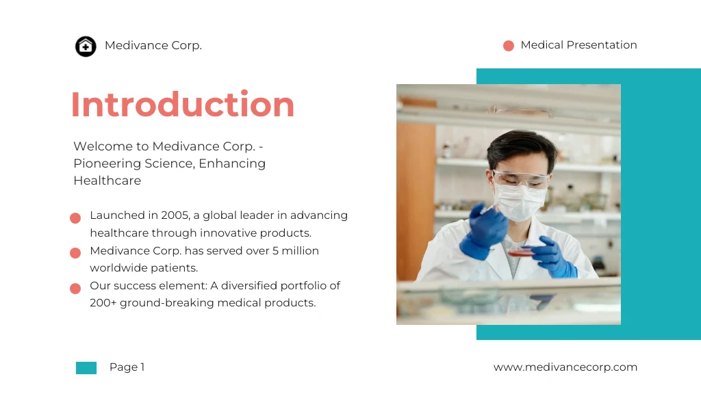 Healthcare Presentation Template - Venngage