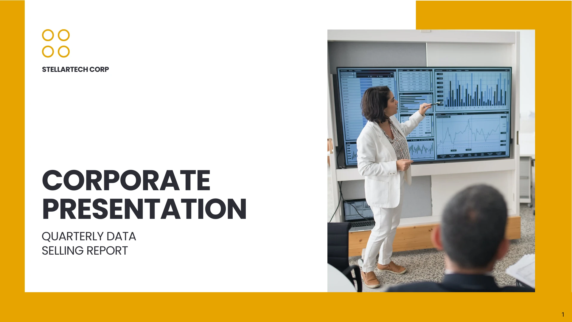 Minimalist Corporate Presentation Template - Venngage