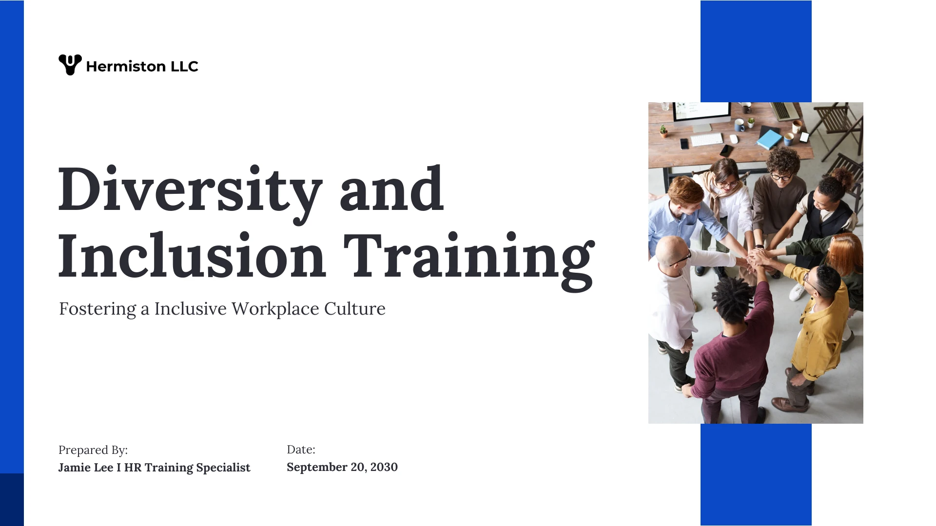 Diversity and Inclusion Training HR Template - Venngage