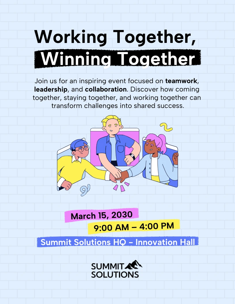 Company Team-Building Event Flyer - Venngage