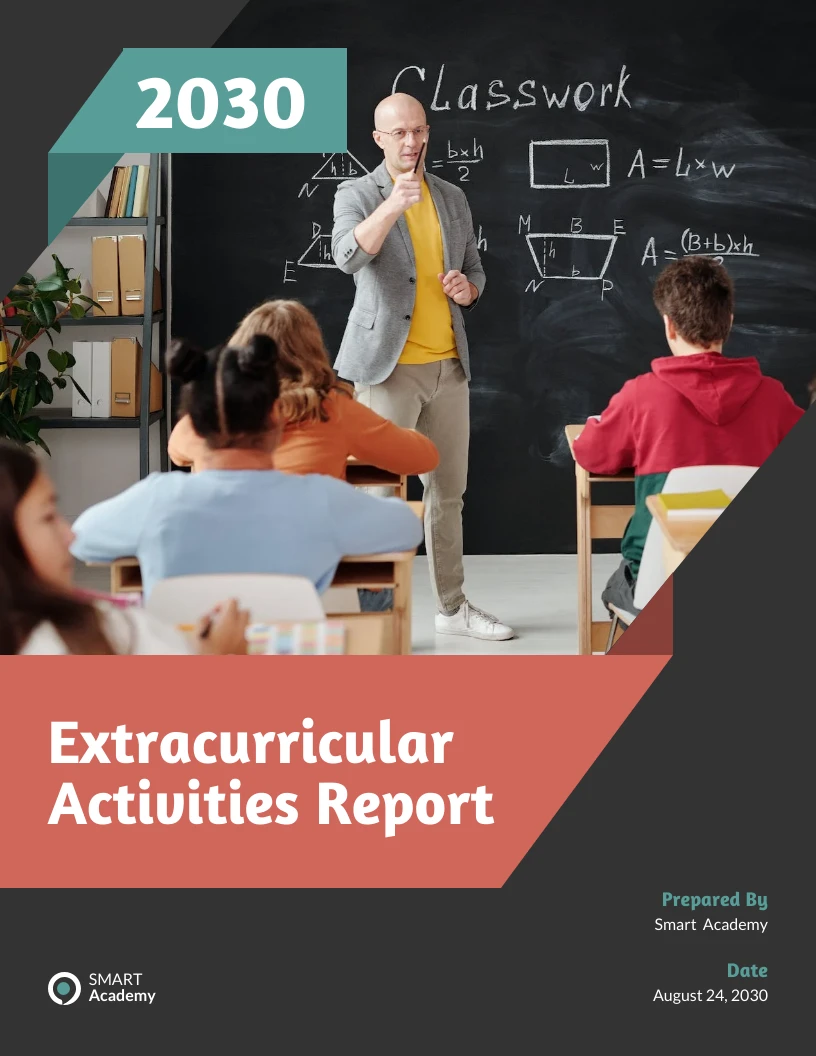 Extracurricular Activities Report Template - Venngage