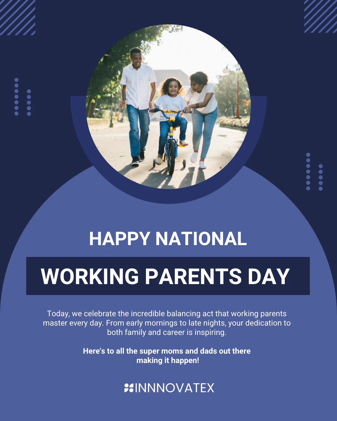 National Working Parents Day Facebook Post - Venngage