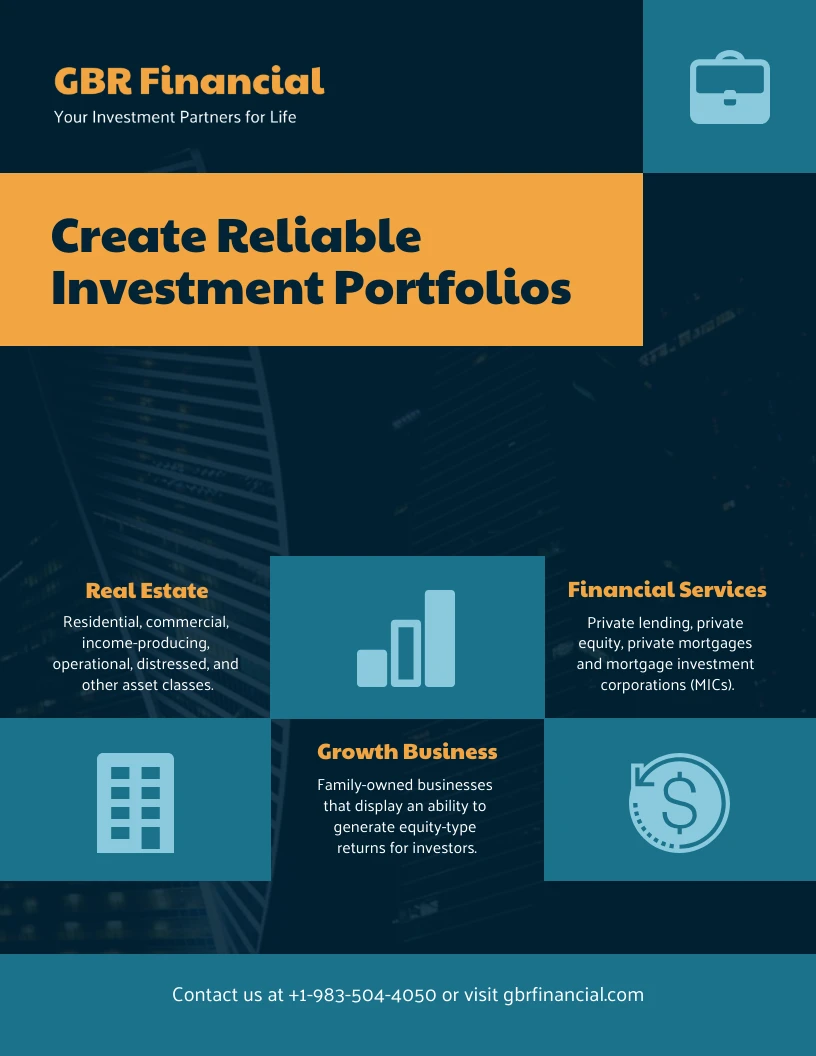 Investment Advertisement Flyer Template - Venngage