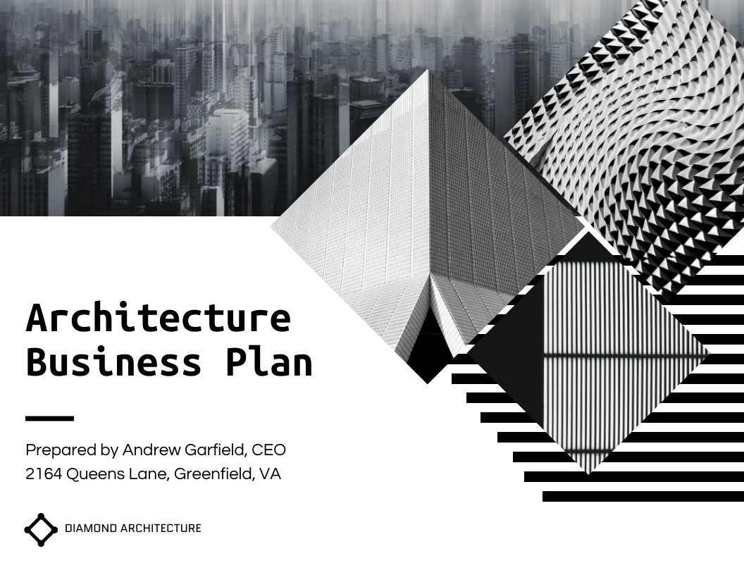 Architecture Business Plan Template - Venngage