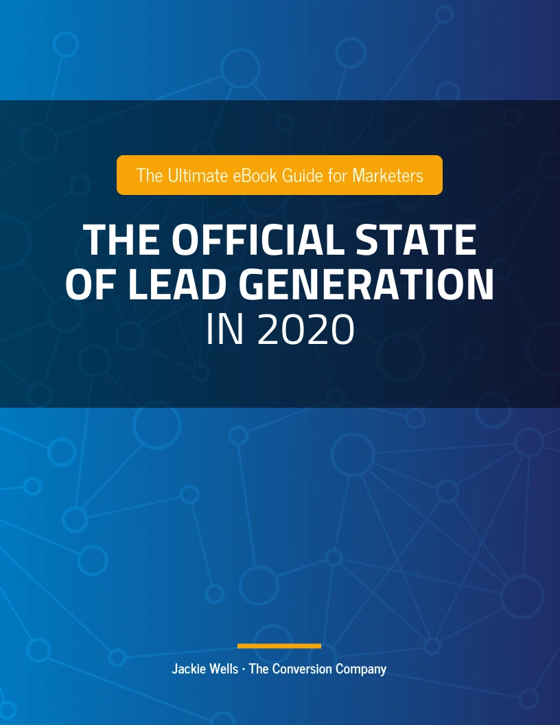 Simple Lead Generation eBook Template - Venngage