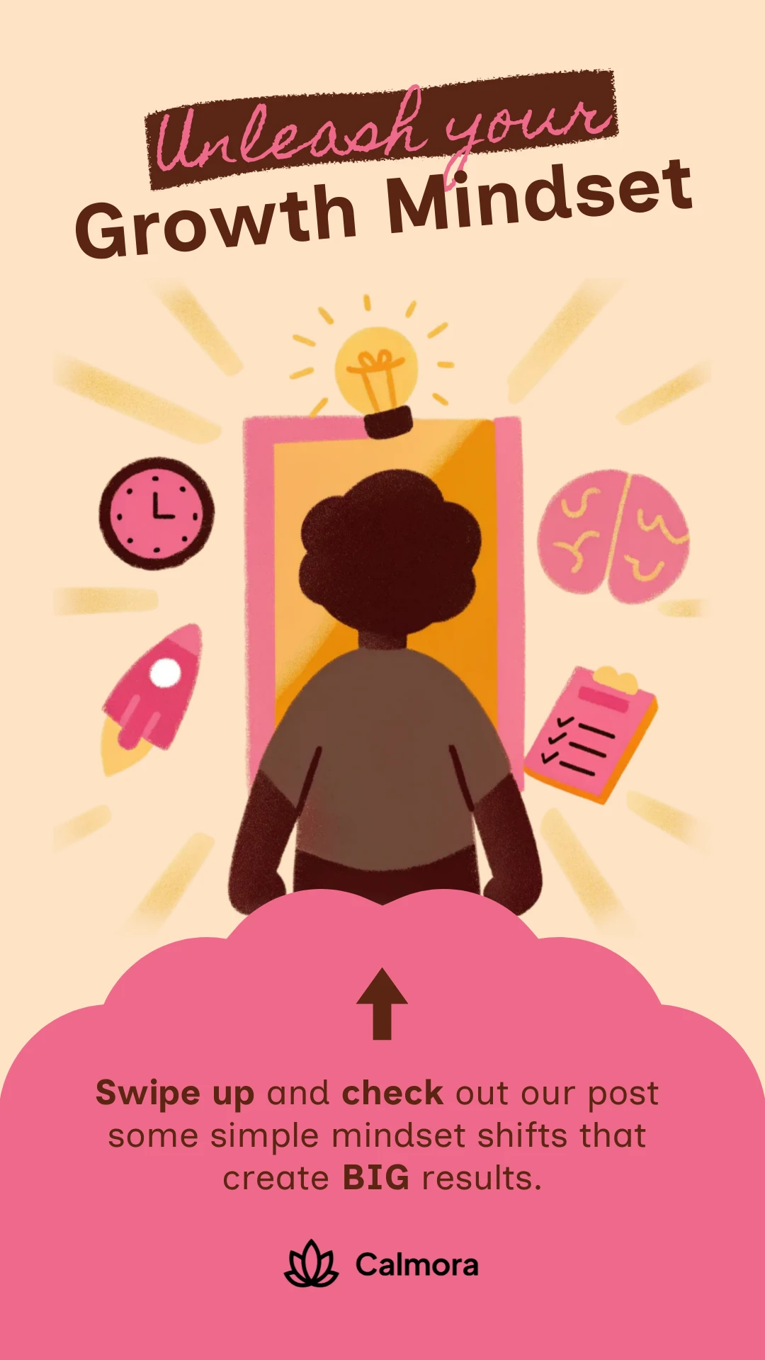 Unleash Your Growth Mindset Instagram Story Teaser - Venngage