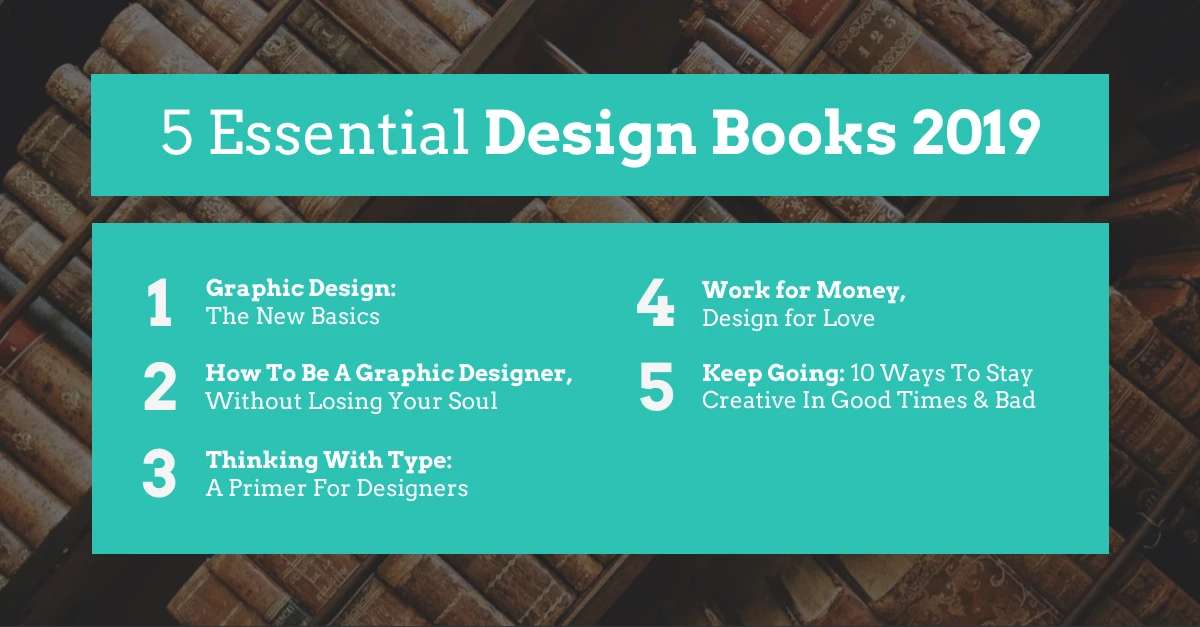 Essential Design Books LinkedIn Post - Venngage