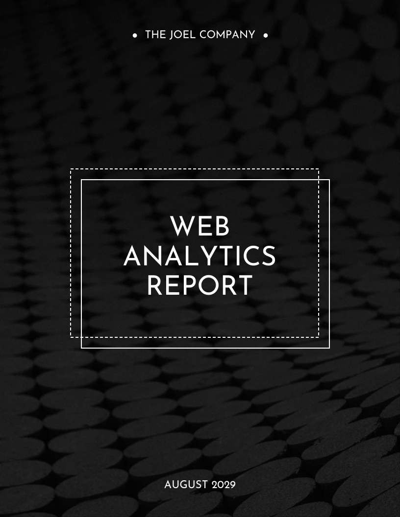 WEB ANALYTICS REPORT Venngage
