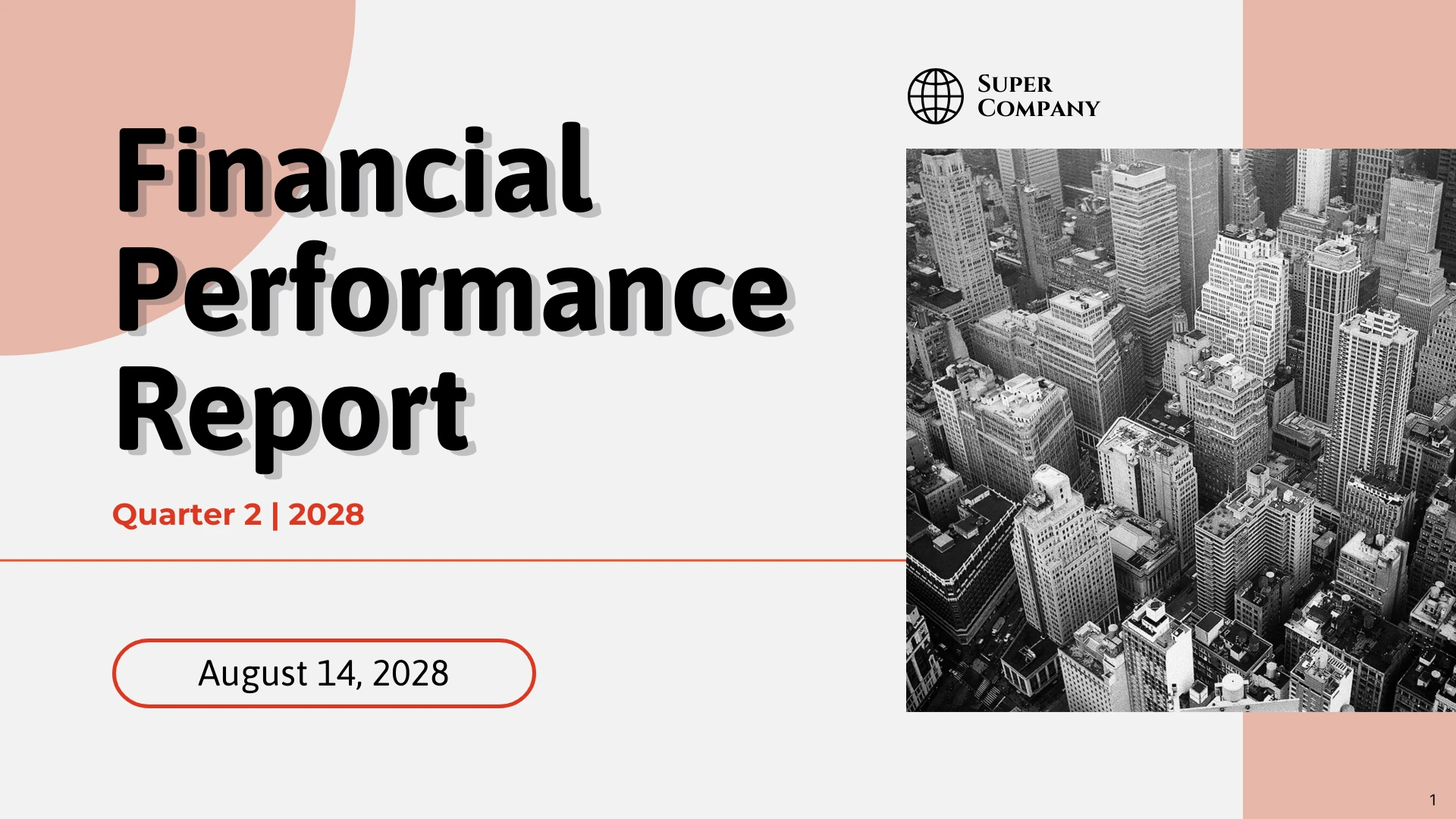 Professional Finances Presentation Template - Venngage