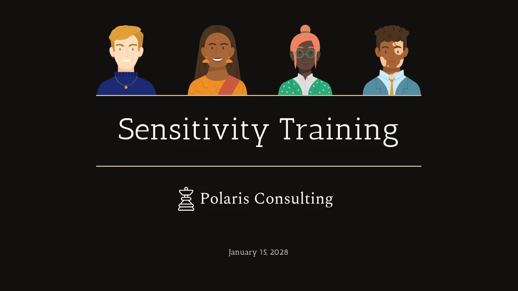 Modern Sensitivity Training Presentation Template - Venngage