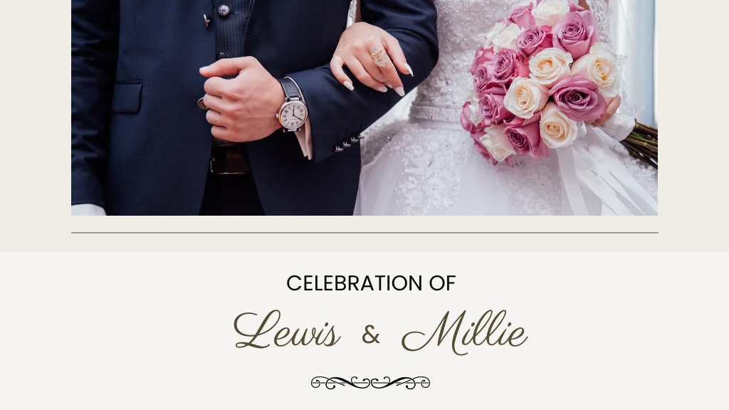 Wedding Presentation Template - Venngage