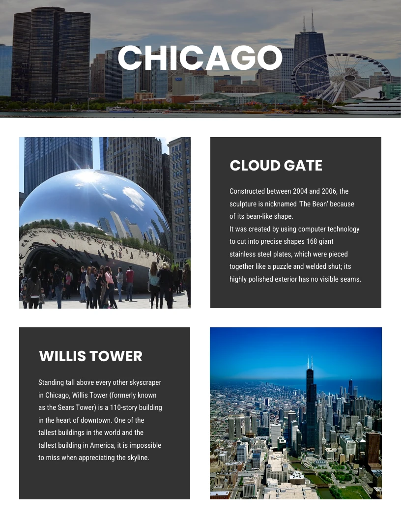 4-Square Grid Layout - Venngage