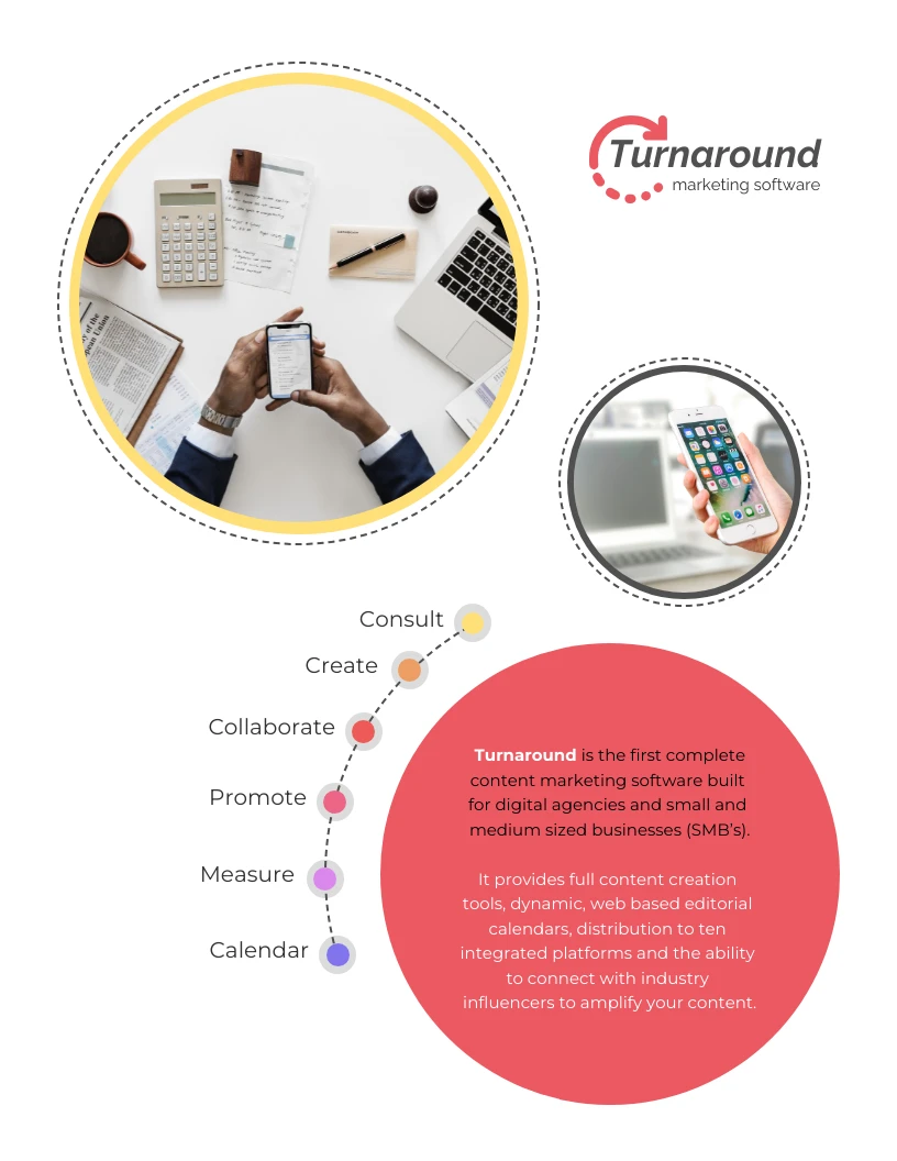 Marketing Software Flyer Template - Venngage