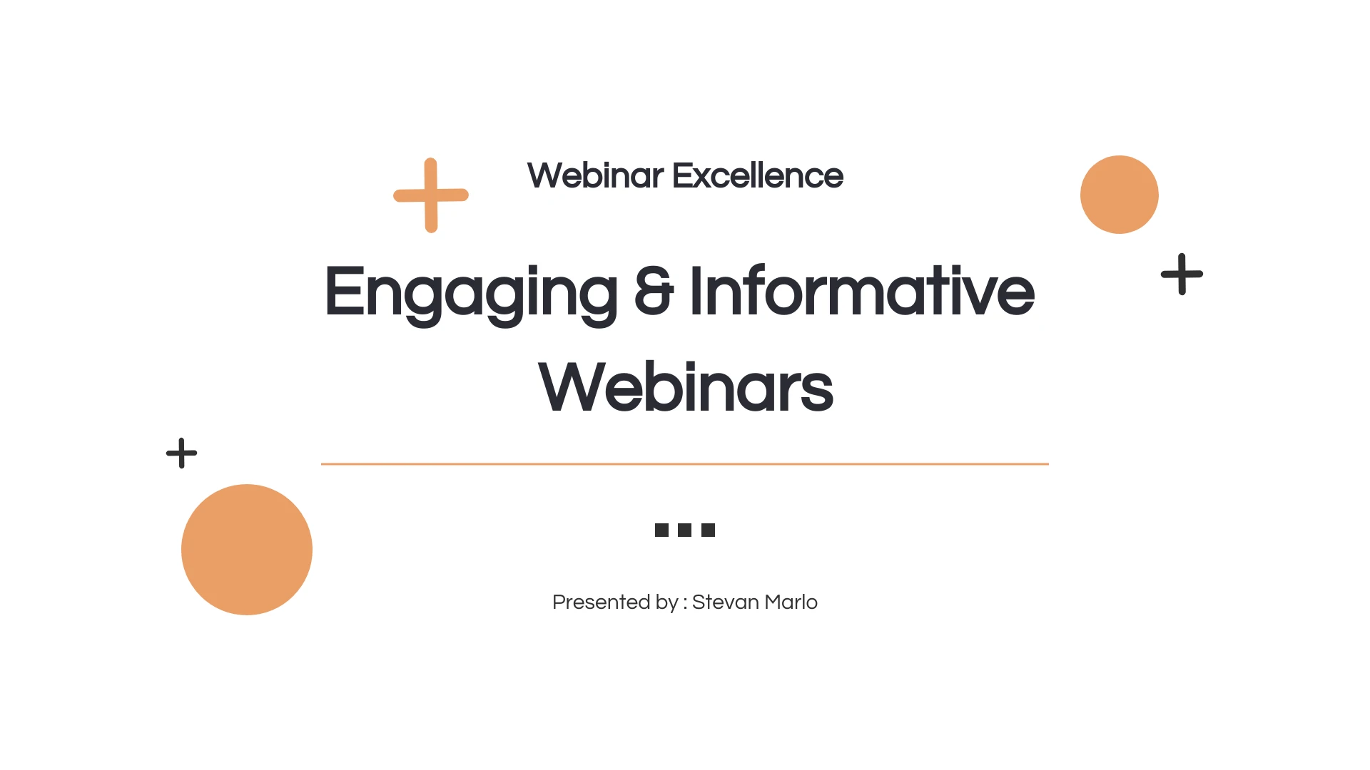 Webinar Presentations Template - Venngage
