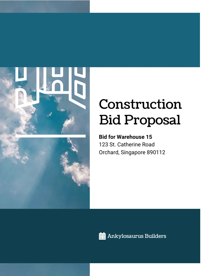 Construction Proposal Forms