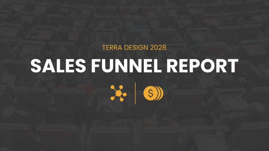 Sales Funnel Report Template - Venngage