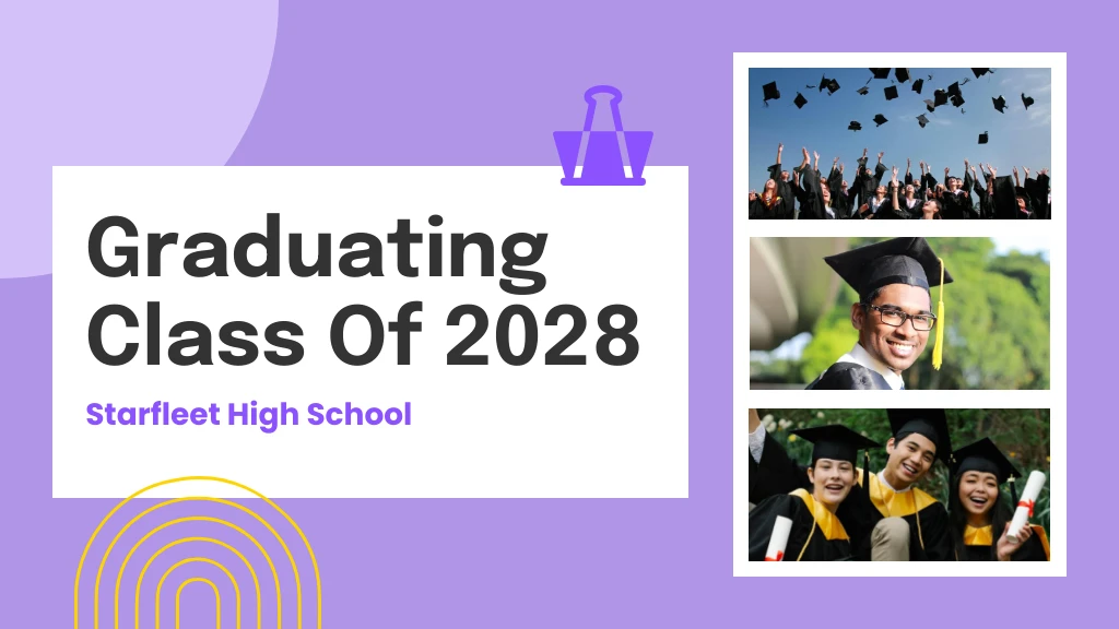 Graduation Slideshow Presentation Template - Venngage