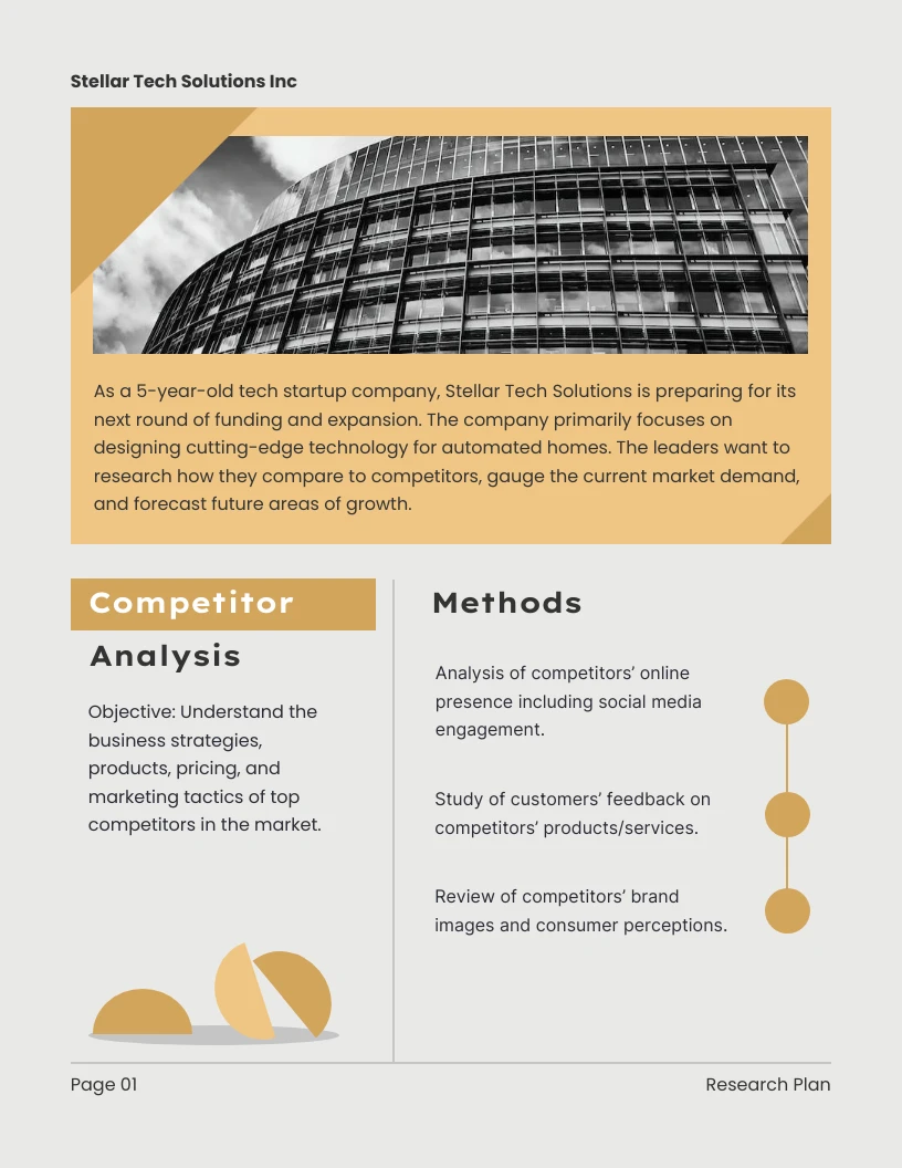 Shape Research Plan Template - Venngage