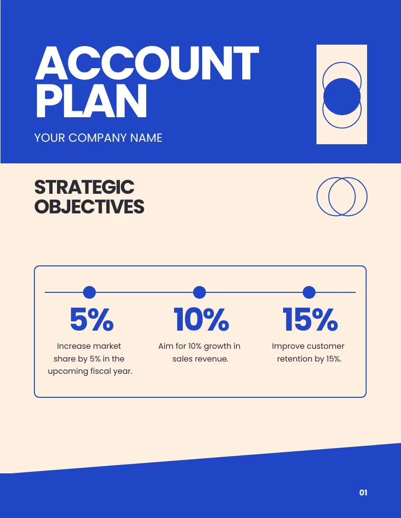 Pastel Account Plan Template - Venngage