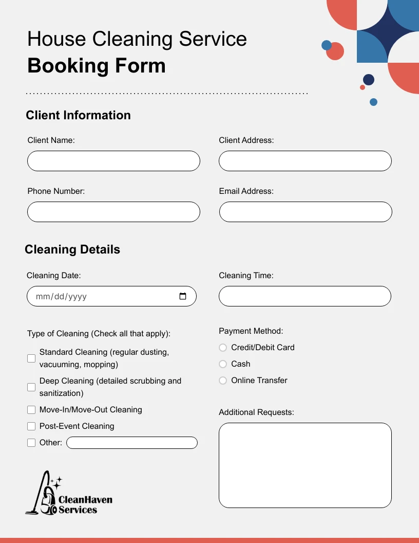 Guest Registration Form Template - Venngage