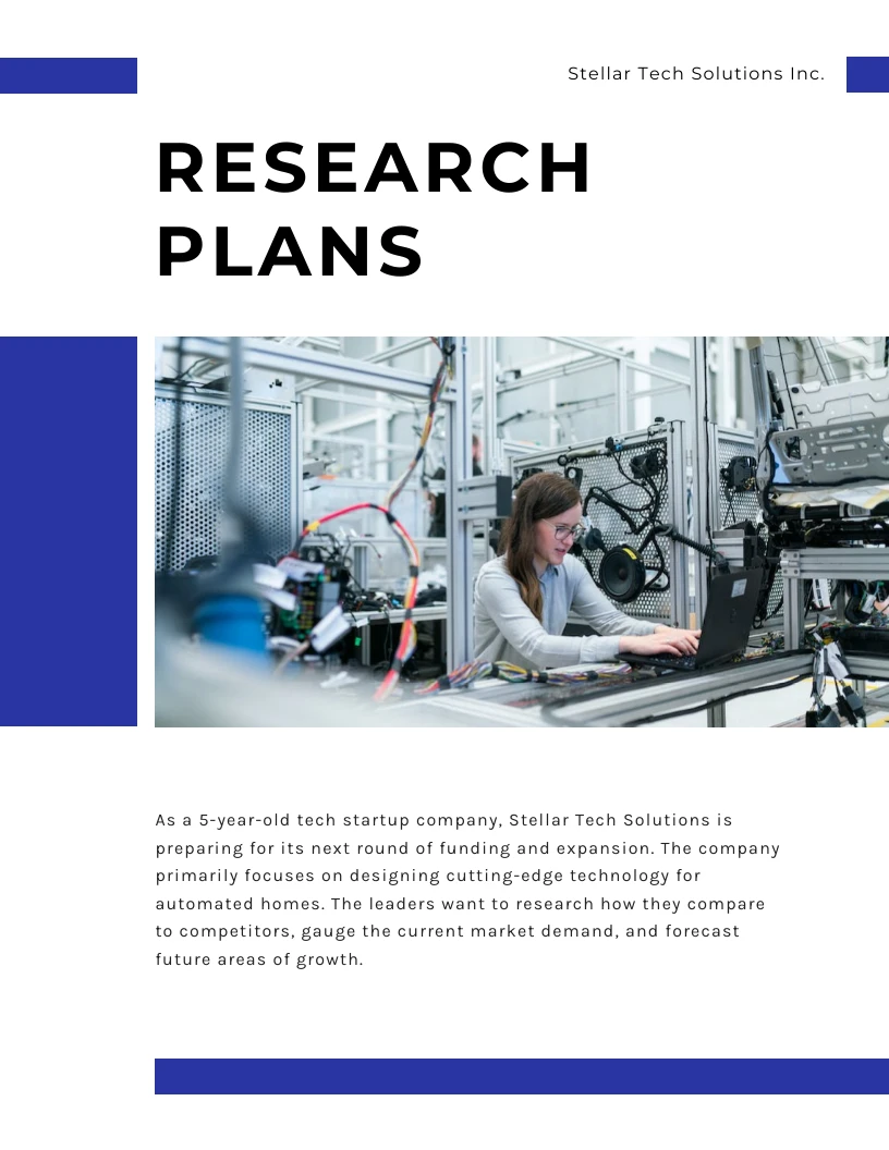 Minimalist Research Plan Template - Venngage