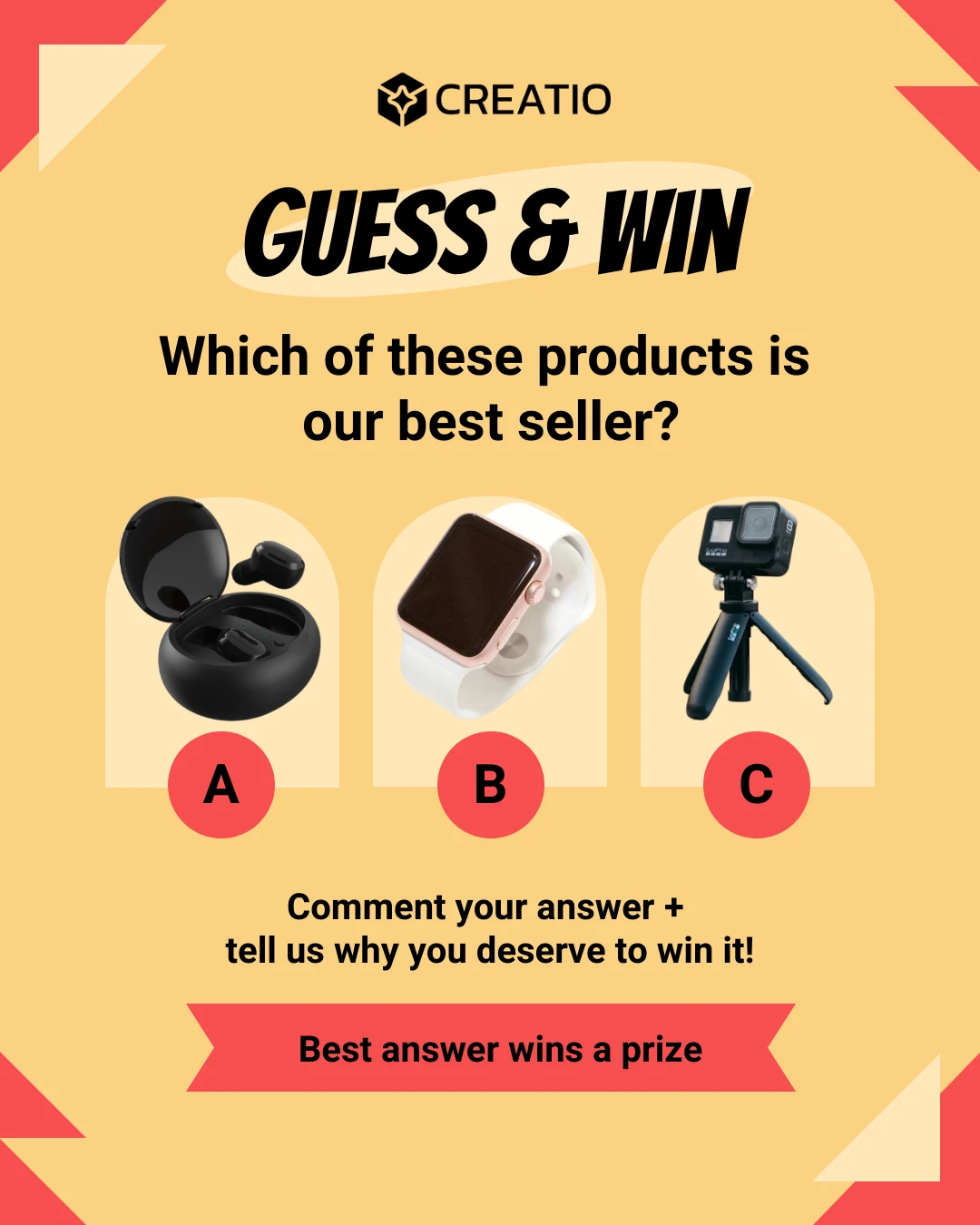 Plantilla Interactiva para Sorteo en Facebook - Venngage