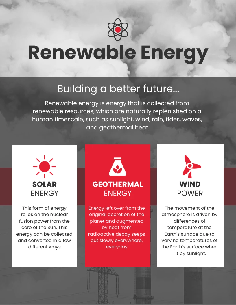 Renewable Energy Infographic Template - Venngage