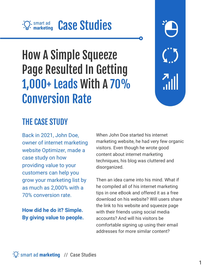 Psychology Case Study Example Template - Venngage