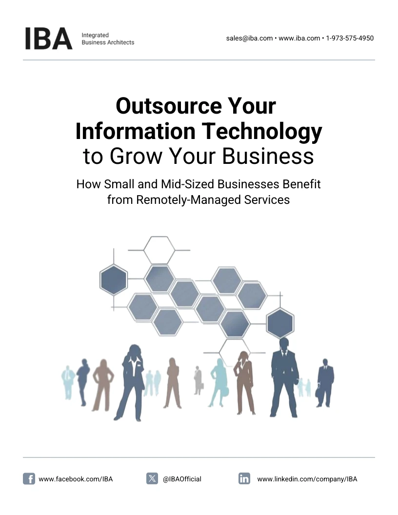 Simple Information Technology White Paper Template - Venngage