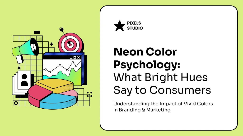 Happy Neon Color Visual Charts Presentation Template - Venngage