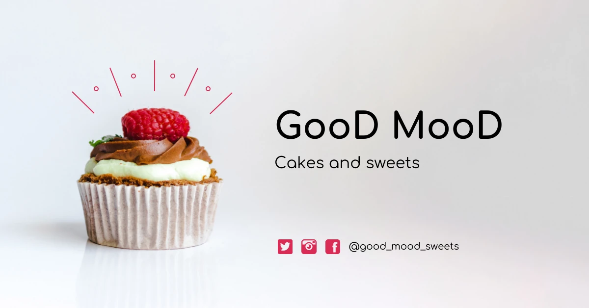 White Food Business LinkedIn Banner - Venngage
