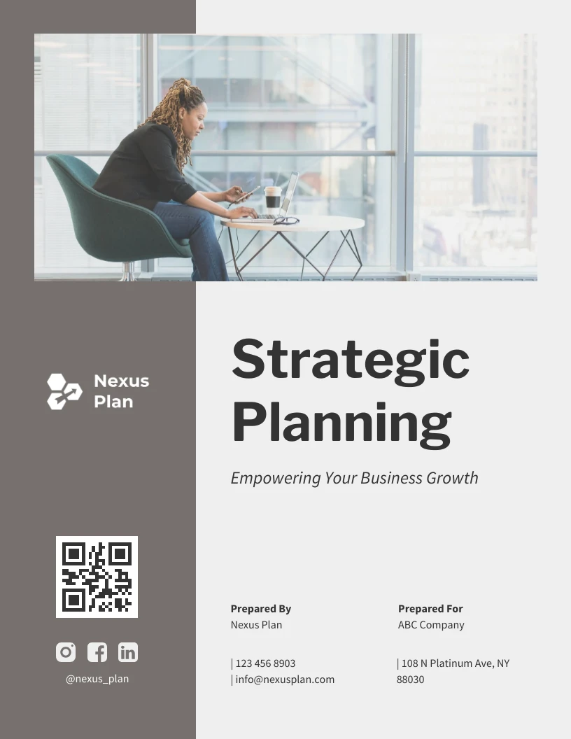 Strategic Planning Proposal Template - Venngage