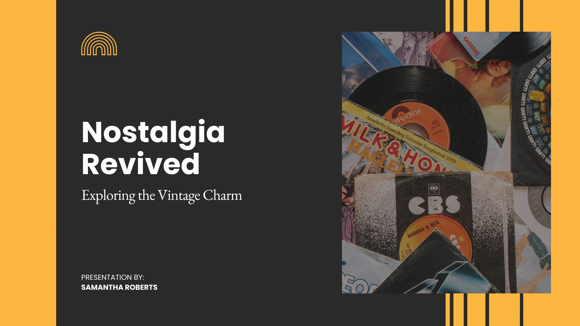 Vintage Nostalgia Presentation Template - Venngage