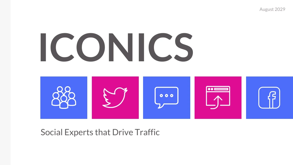 Icon Pitch Deck Presentation Template - Venngage