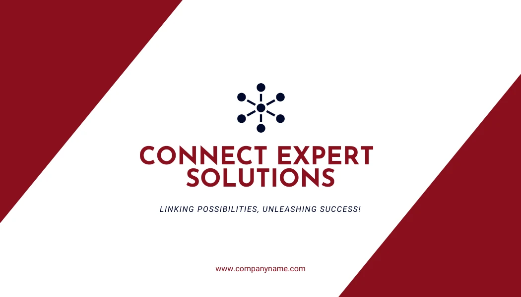 White And Red Modern Professional Connect Networking Business Card ...