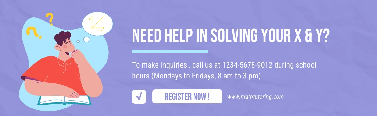 Light Purple Modern Texture Illustration Math Banner - Venngage