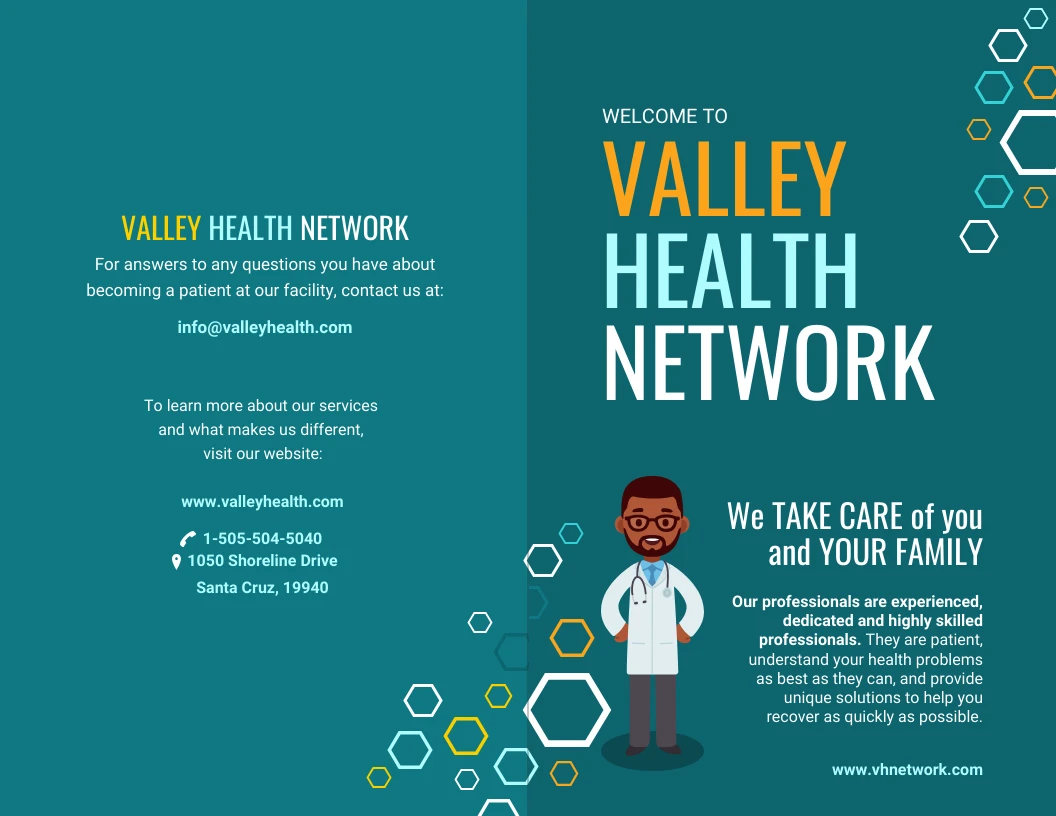 Medical Informational Brochure Pamphlet Template - Venngage