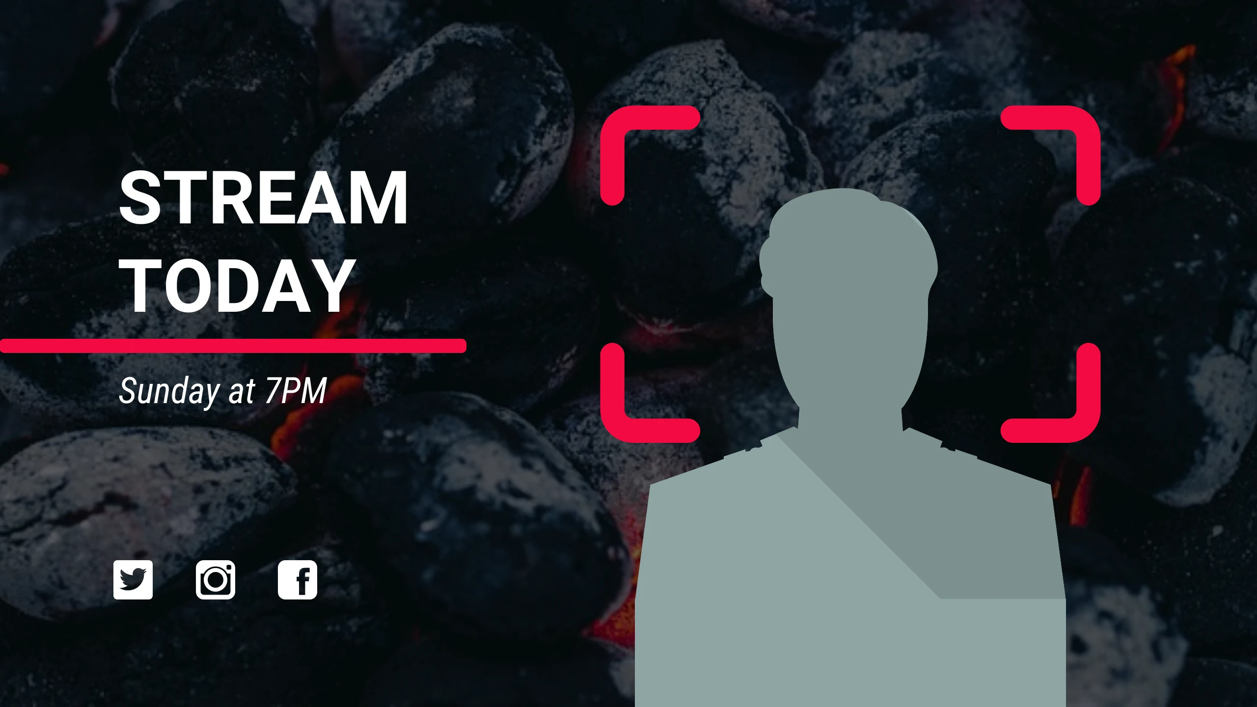 Charcoal Boy Streamer YouTube Banner - Venngage