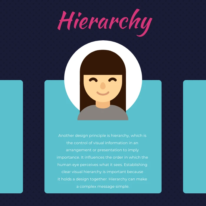 Hierarchy Design Principle Instagram Post - Venngage